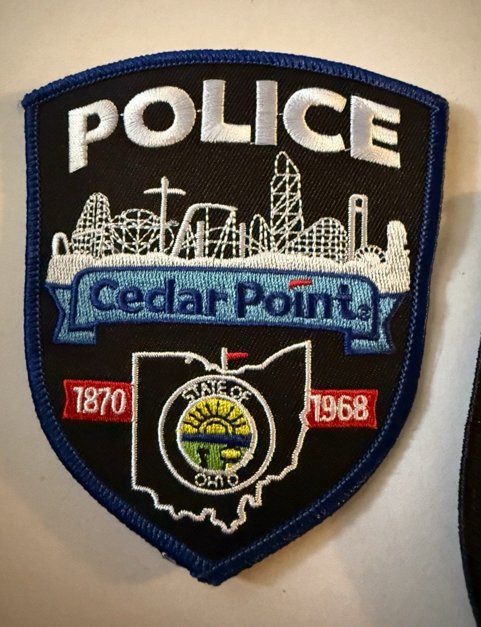 Ohio Police - Cedar Point Police Dept OH Police Patch | eBay