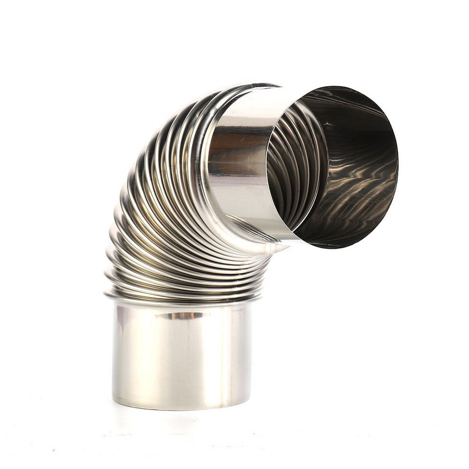 Elbow Pipe 90 Degree Stove Pipe 1PCS 90 Degree Elbow Chimney Multi Flue ...