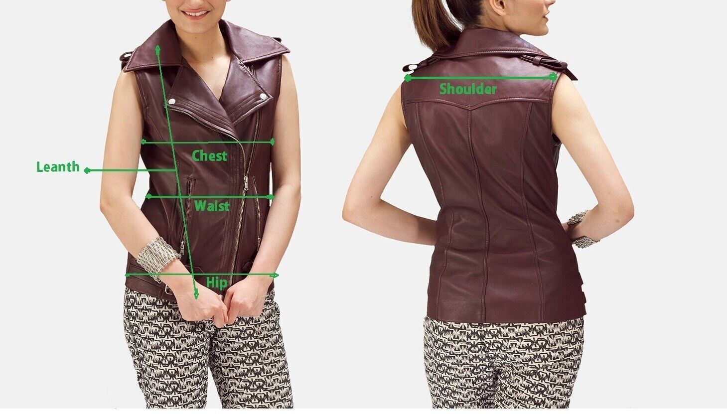 Lambskin Pink Barbie Winter Women Stylish Waistcoat Leather Fancy Vest ...
