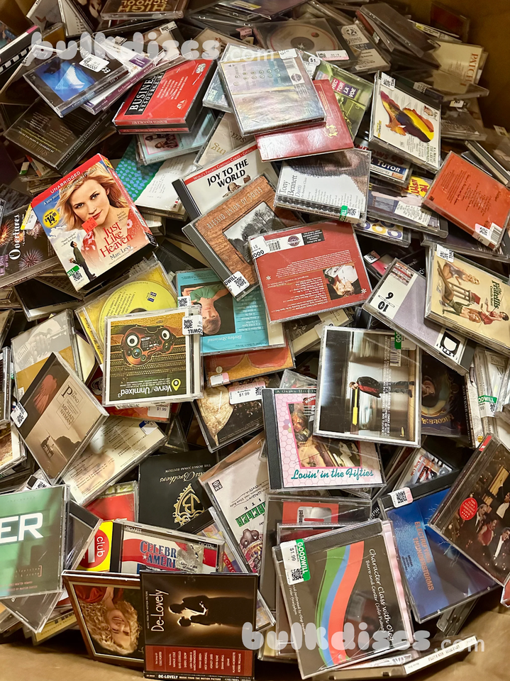 MEGA Wholesale/Bulk Lot of MUSIC CDs Used Assorted 80s 90s 00s | eBay