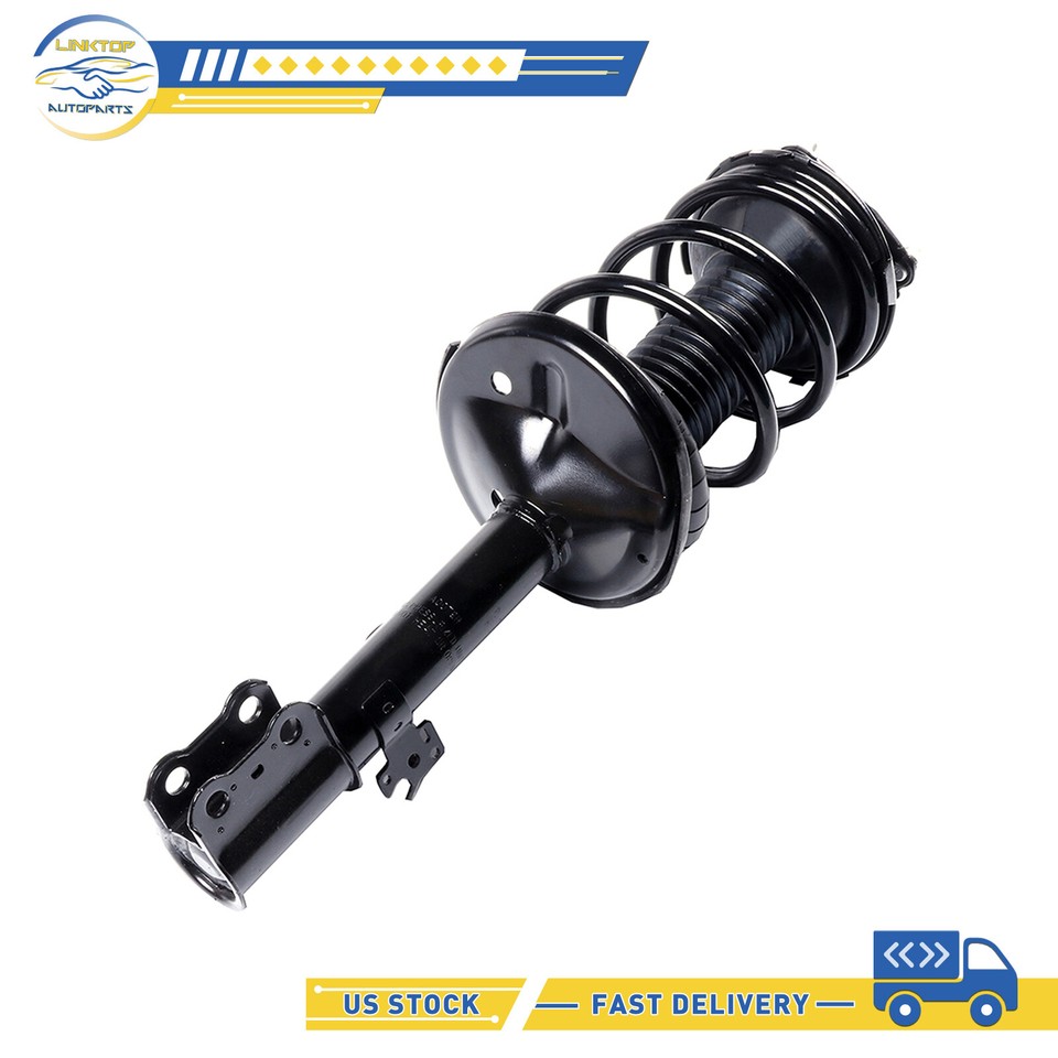 Struts Front & Coil Spring Sway Bar Outer Tie Rods For 2001-2005 Toyota ...