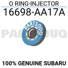 16698AA17A Genuine Subaru O RING-INJECTOR 16698-AA17A | eBay