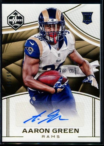 2016 Panini Limited Aaron Green /99 RC Auto #153 Los Angeles Rams | eBay