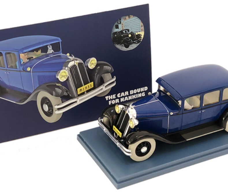HERGE TINTIN THE CHRYSLER IMPERIAL TO NANKING #15 CHINA Car Figure 1/24 ...