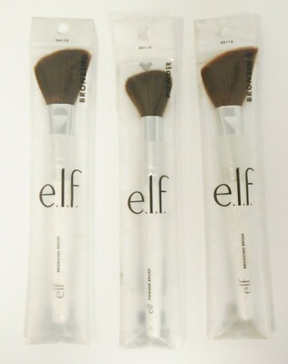 e.l.f. ELF Brush Set 2 Bronzing Brushes & 1 Powder Brush | eBay