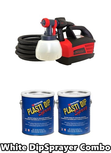Plasti Dip Spray 2 Gallon Matte White DYC G-Force DipSpayer Ready to ...