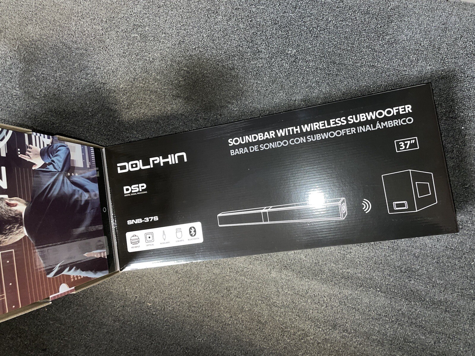 Dolphin SNB-37S Bluetooth Home Audio Soundbar System With Wireless ...