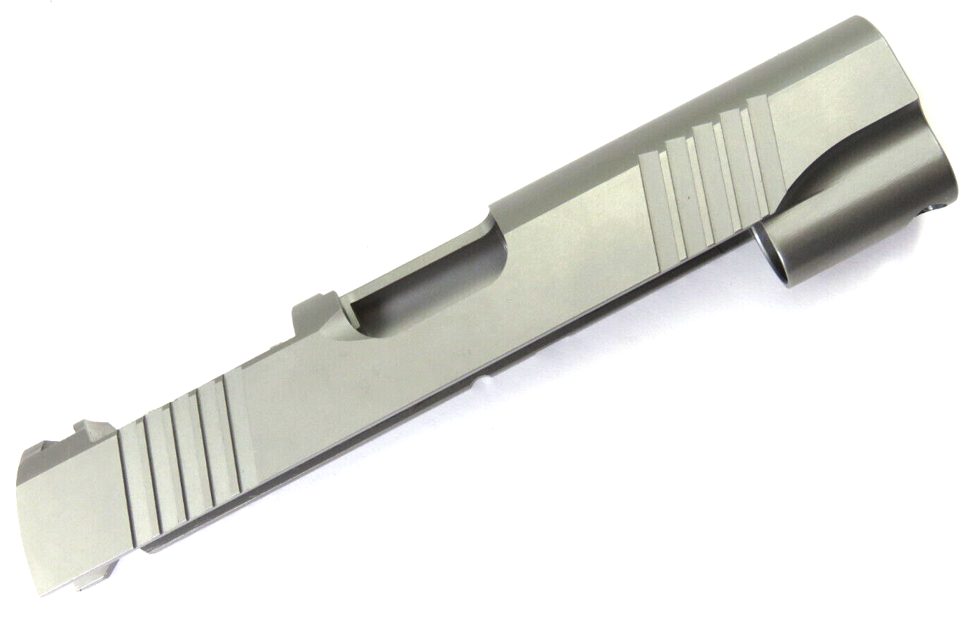 1911 .45 ACP 45 Auto Commander 4.25" Stainless BULL Slide RMSc Optic ...