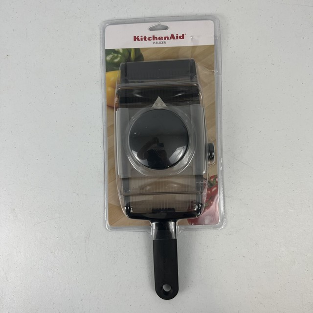 KitchenAid KC312OHOBA Adjustable Hand-held V-blade Mandoline Slicer ...