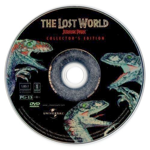 The Lost World: Jurassic Park (DVD, 1997, Widescreen) **DVD DISC ONLY ...