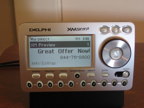 Sirius Delphi SKYFi 2 XM Satellite Radio Only Not Active 689604161197 ...