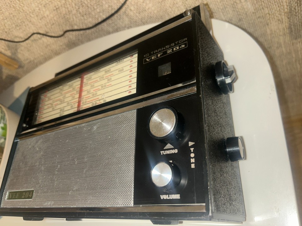 VEF 204 Portable Radio LW, MW, SW USSR Receiver Works Soviet Union | eBay