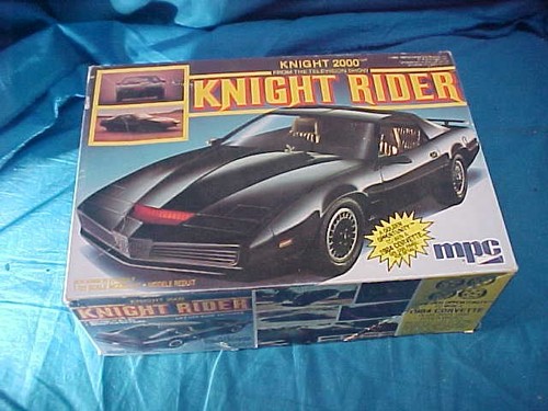 Vintage 1983 MPC KNIGHT RIDER TV SHOW Plastic MODEL CAR Kit Unbuilt | eBay