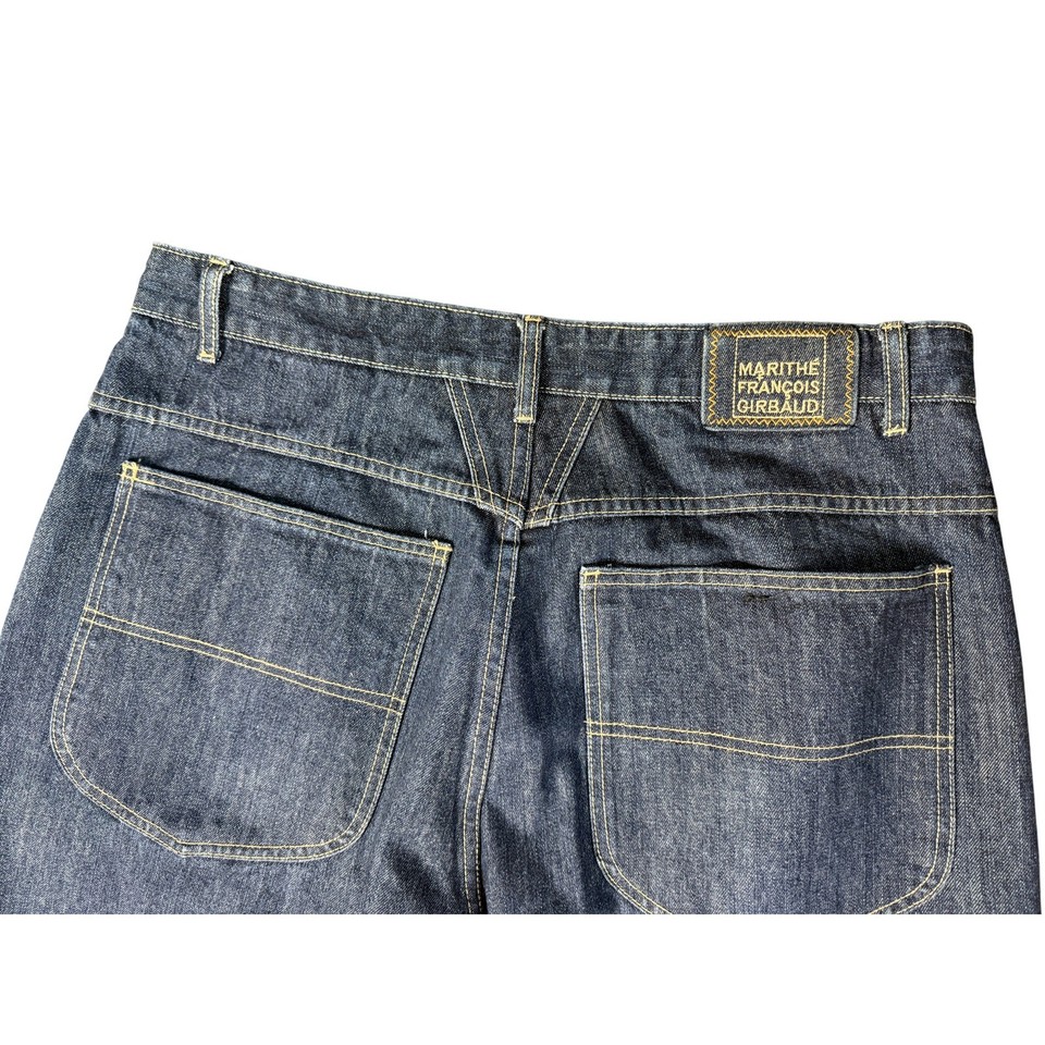 Marithe Francois Girbaud Dark Wash Denim Jeans Men's Baggy Hip Hop ...