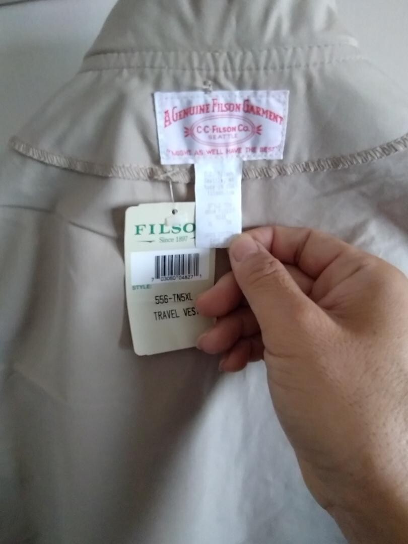 Filson Travel Vest Size XL | eBay