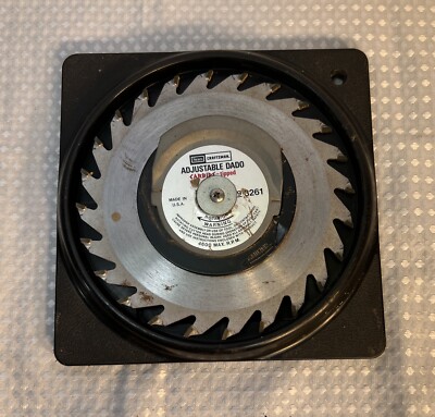 Craftsman 7” Dado Blade 93261 24 Teeth Carbide Tipped Adjustable Good ...