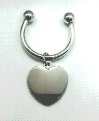 Silver Plated Horse Shoe U Shaped Key Ring | eBay