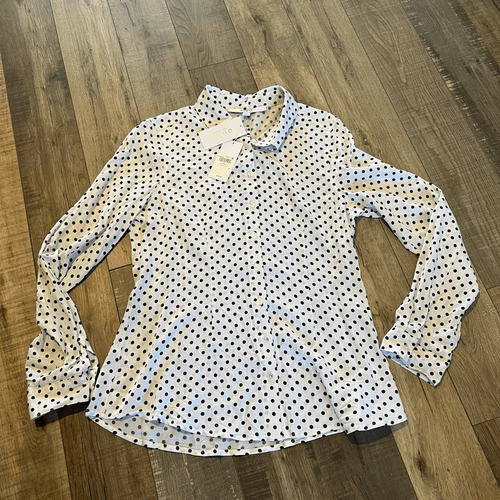 Guess true white multils perry dot top size S | eBay