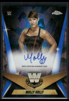 2025 Topps Chrome WWE Molly Holly #LCA-ML Legends Chrome Sapphire ...