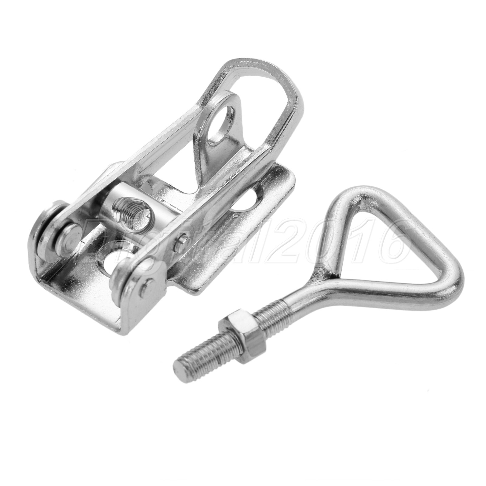 Spring Loaded Straight Loop Toggle Catch Lock Clamp Cabinet Box Lever ...