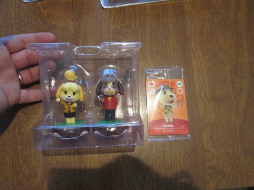 DIGBY + ISABELLE Amiibo + 3 CARDS ROSIE STITCHES GOLDIE ANIMAL CROSSING ...