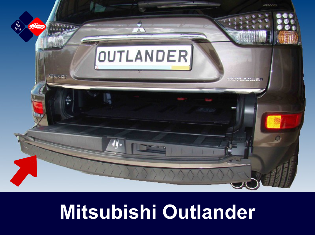 Mitsubishi Outlander Styling Rear Guard Bumper Protector | eBay