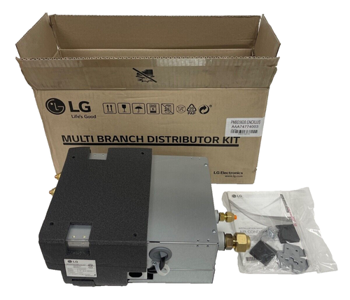 LG PMBD3620 2 Port Internally Insulated Branch Box for Indoor HVAC ...