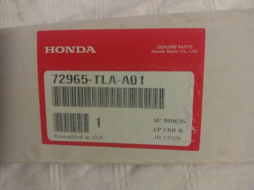 NEW Genuine OEM Honda 72965-TLA-A01 Driver Rear Door Sash 2017-2020 CR ...