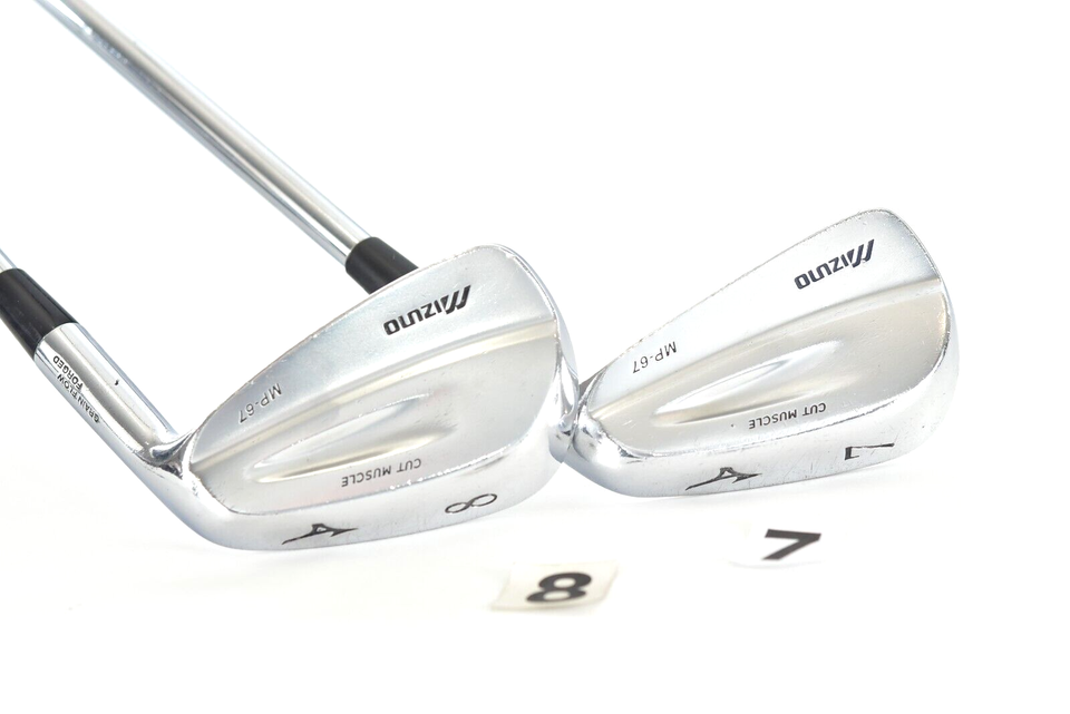 7pcs Mizuno MP-67 Forged 4-5-6-7-8-9-P PW RH Irons DG S200 Stiff Iron ...
