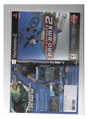 Hoffman Pro BMX 2 PS2 Playstation 2 ARTWORK ONLY Authentic | eBay