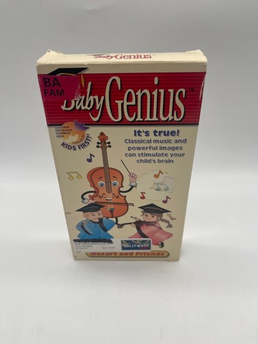 Baby Genius Mozart and Friends VHS Tape 2000 Classical Music | eBay