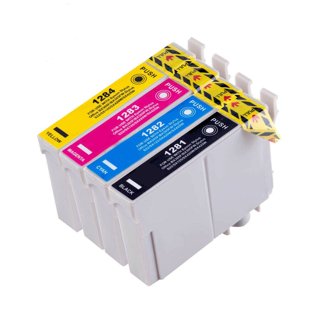 4 Ink Cartridge Use With Epson S22, SX125, SX130 SX230 SX420W SX430W ...