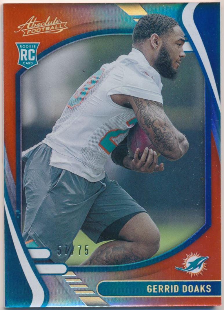 2021 Panini Absolute - Rookies Gerrid Doaks #189 Spectrum Orange /75 ...
