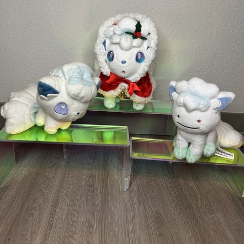Pokemon Alolan Vulpix Plush Lot Ditto Transform Pokedoll Rokon ...