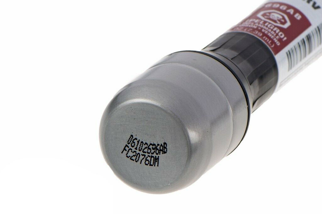 PRV PASSION RED TOUCH UP PAINT PEN & BRUSH WITH C/C JEEP DODGE CHRYSLER ...