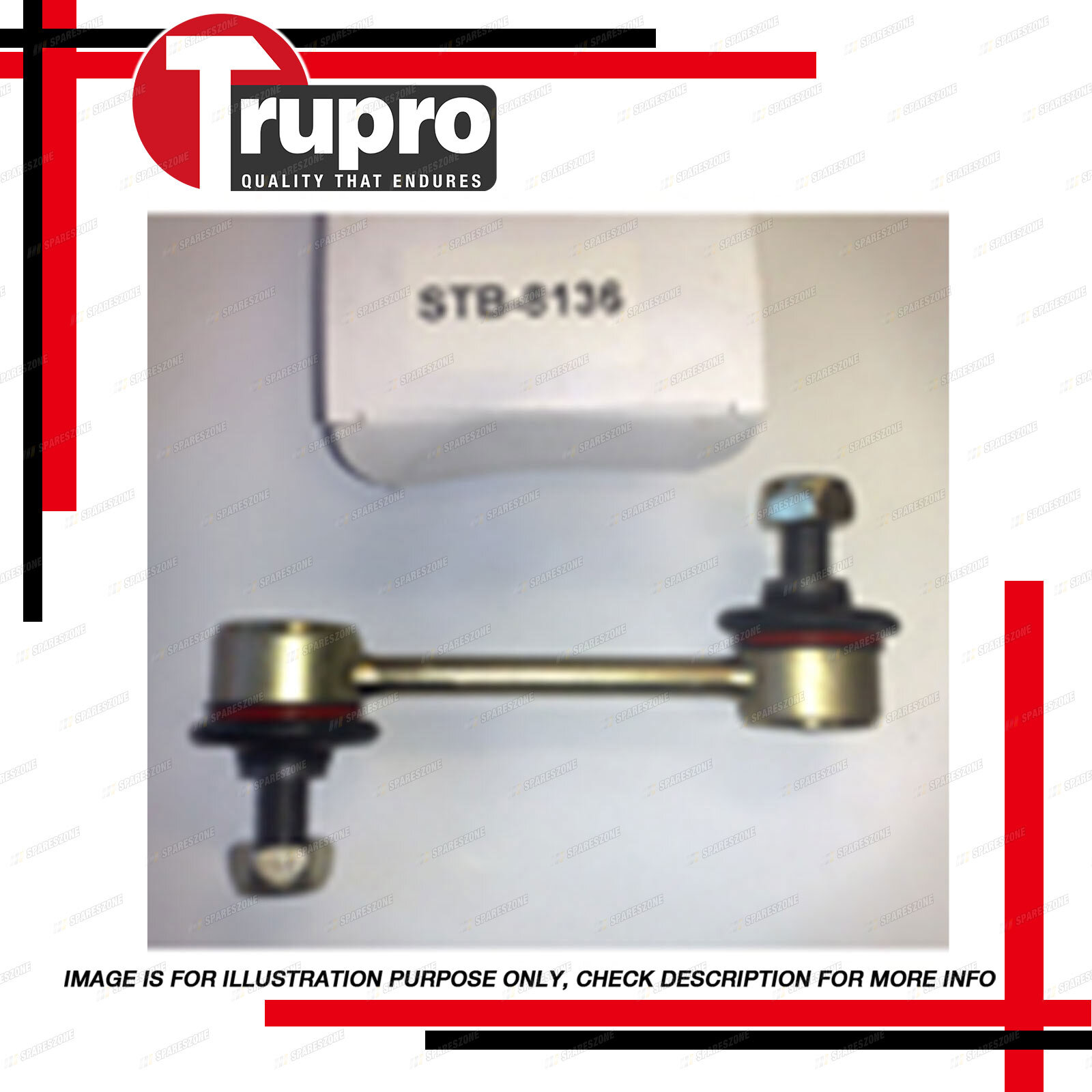 Premium Quality Trupro SWAY BAR LINK REAR LH for TOYOTA Corolla AE110 ...