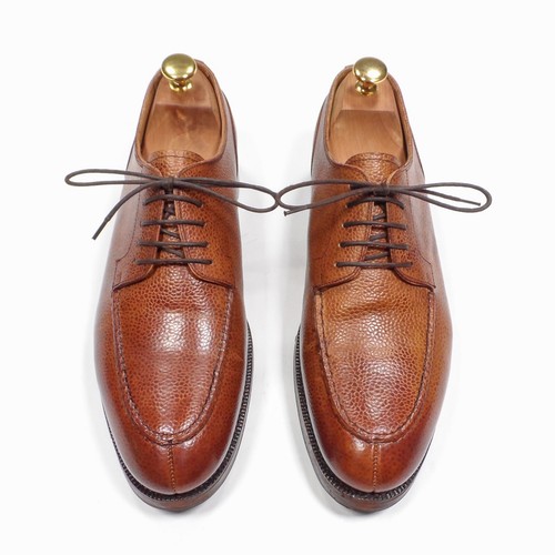 Meermin Cognac Country Calf Norwegian Split Toe Blucher Lug Sole Shoes ...