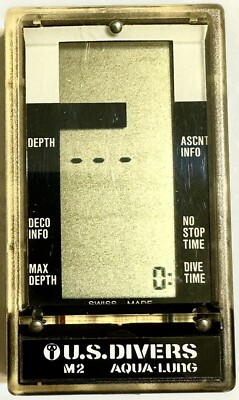 US Divers Aqua-Lung M2 SCUBA Dive Computer Depth Time Ascent Deco + NEW ...