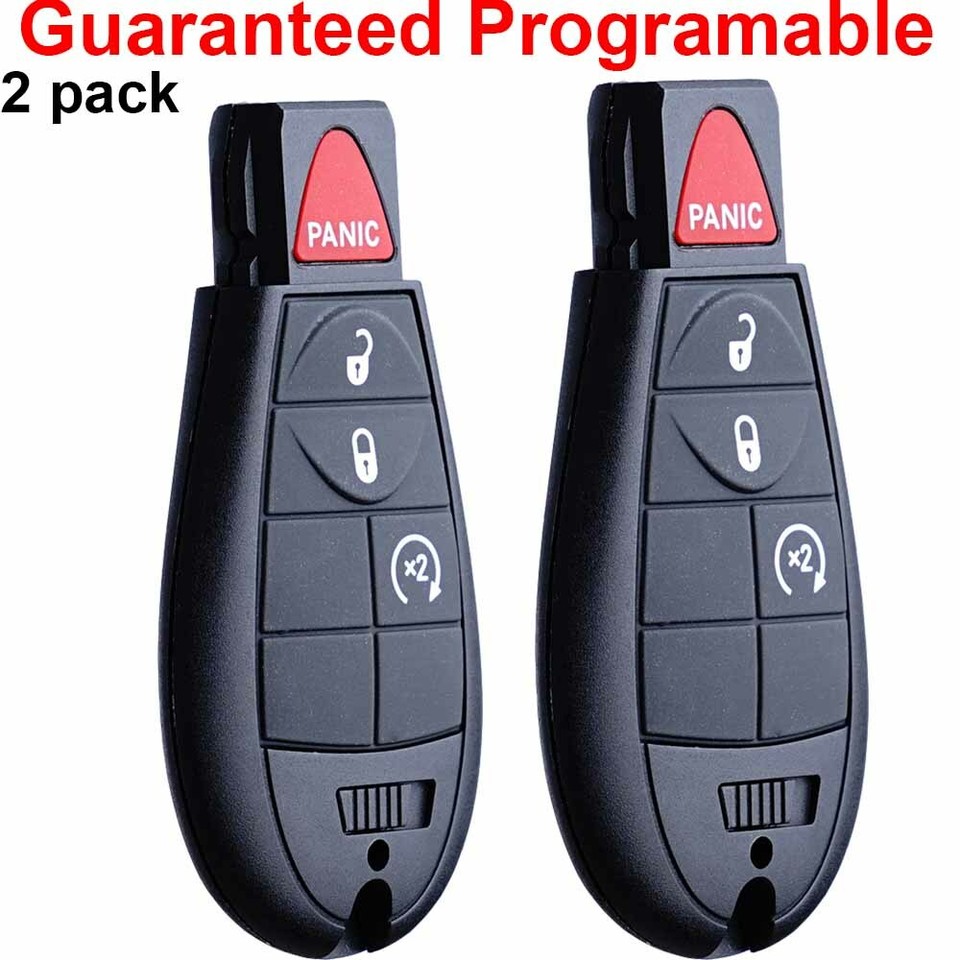 2 For 2009 2010 2011 2012 Dodge Ram 1500 2500 3500 Remote Start Car Key ...