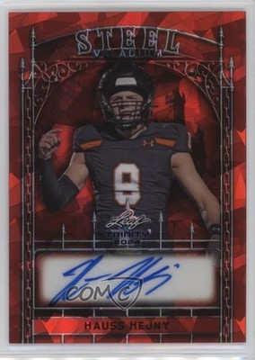 2024 Leaf Trinity Steel Valadium Red Crystals /3 Hauss Hejny #S-HH1 ...