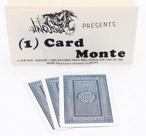 Vintage Collectible 1 Card Monte by Incubus Inc Card Magic Trick | eBay