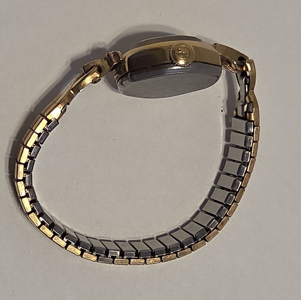 Helbros Women's Automatic Watch, 17 Jewels, Gold Tone, Fully Functional ...