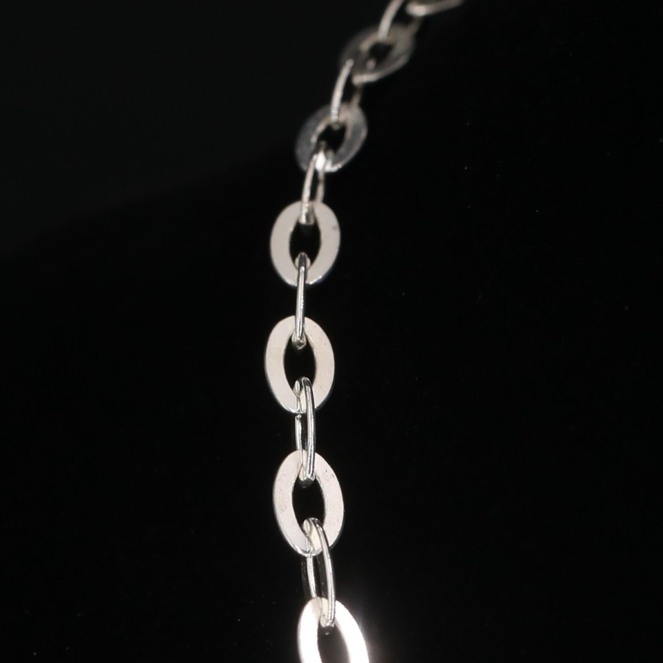 Sterling Silver - 5mm Oval Link Chain 18" Necklace - 10.5g | eBay