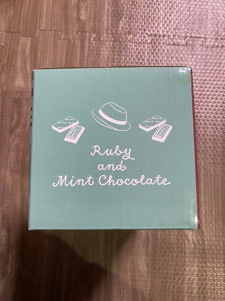 Disney Ruby & Mint Chocolate Mickey Minnie Pair Mug Blue Pink Cute ...