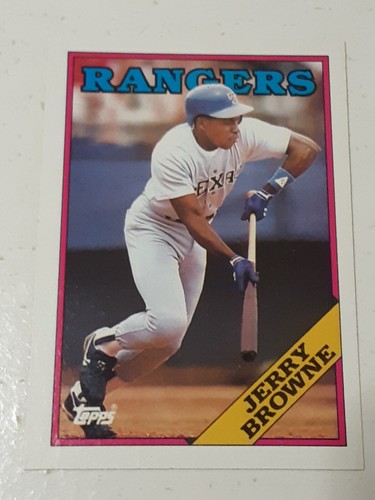Jerry Browne Texas Rangers 1988 Topps Card #139 | eBay