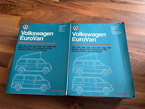 1992 1993 1994 1995 1996 1997 1998 1999 VOLKSWAGEN VW EUROVAN Service ...