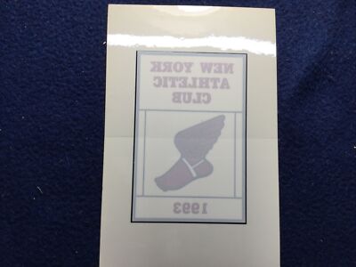 New York Athletic Club Rare Vintage 1993 Decal/Sticker | eBay