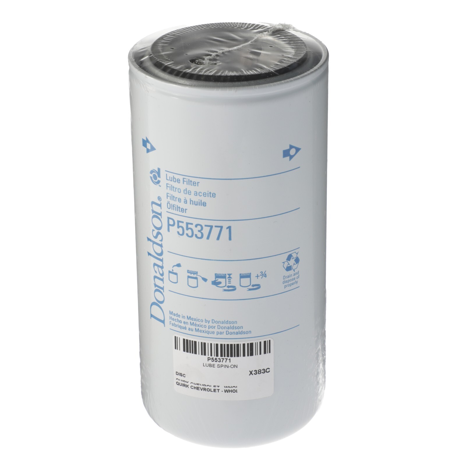 DONALDSON P553771 - cross reference oil filters | oilfilter ...