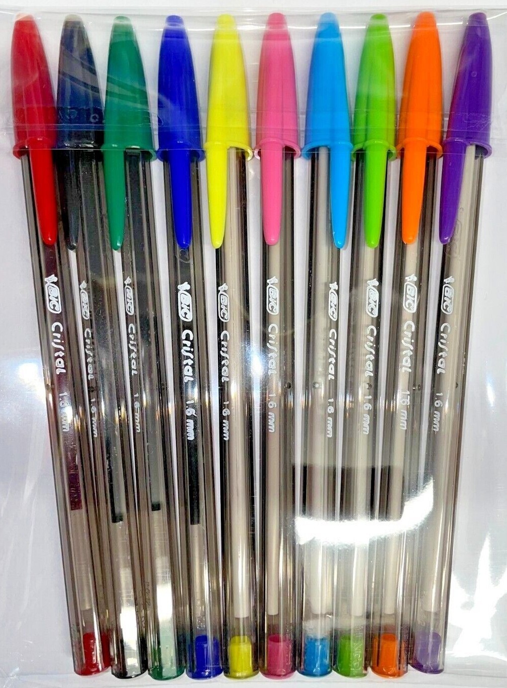 BIC® Cristal 1.6mm Ball Biro Pens - Various Colours - Packs Of 10 | eBay UK