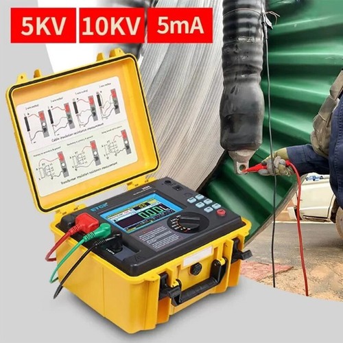 High Voltage Insulation Resistance Tester Digital Earth Resistance ...
